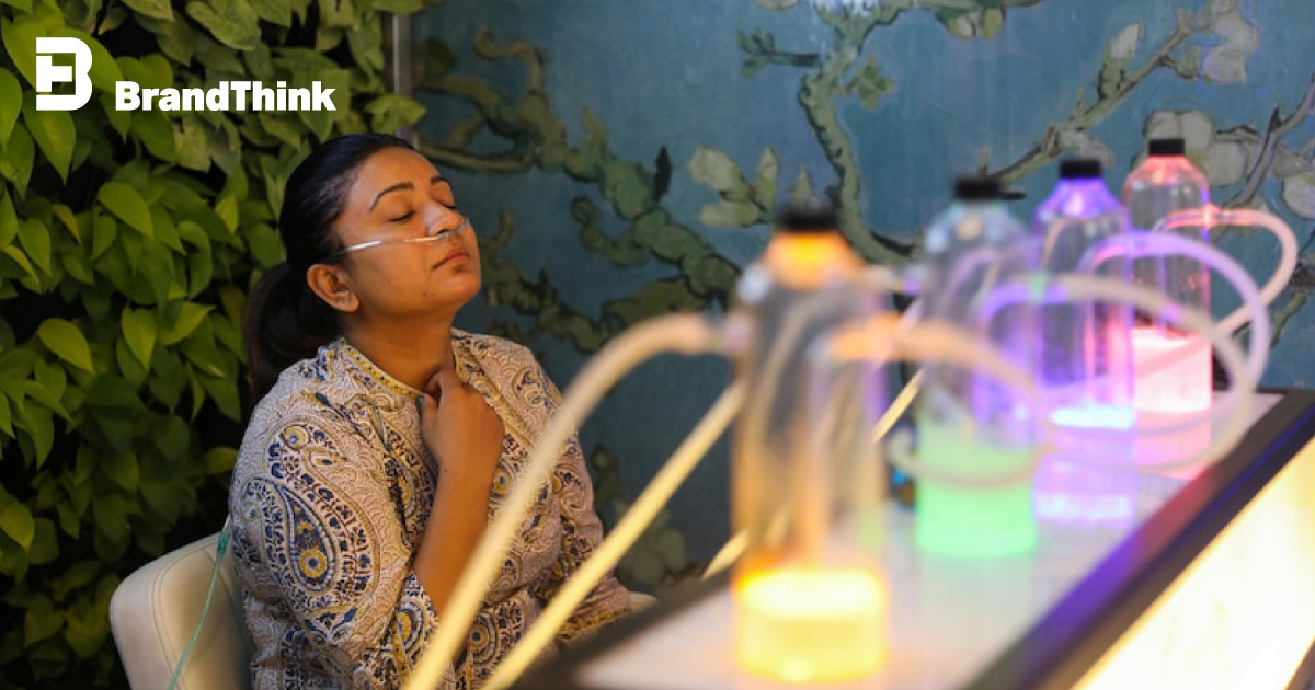 อยากได้อากาศดีต้องซื้อ ‘บาร์ออกซิเจน’ สวรรค์ลวงในวันที่ PM2.5 ปกคลุมอินเดีย - BrandThink