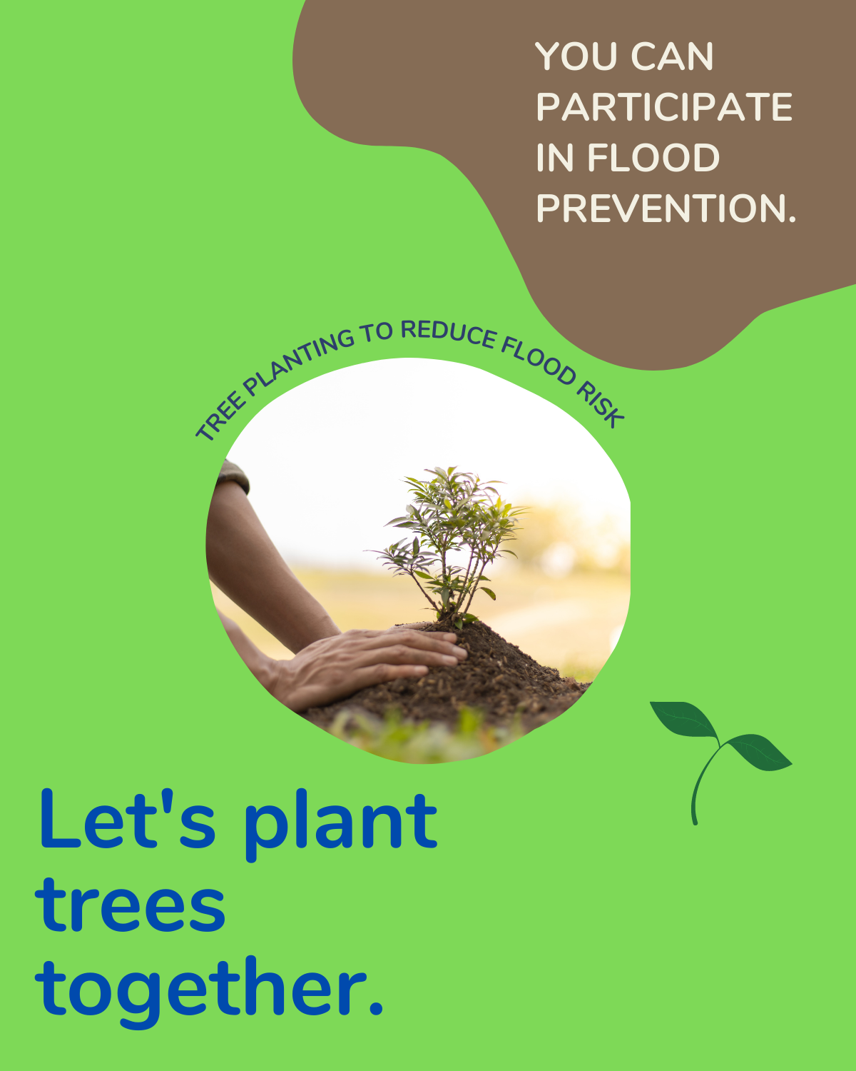 Let's plant trees together to reduce flood risk - BrandThink