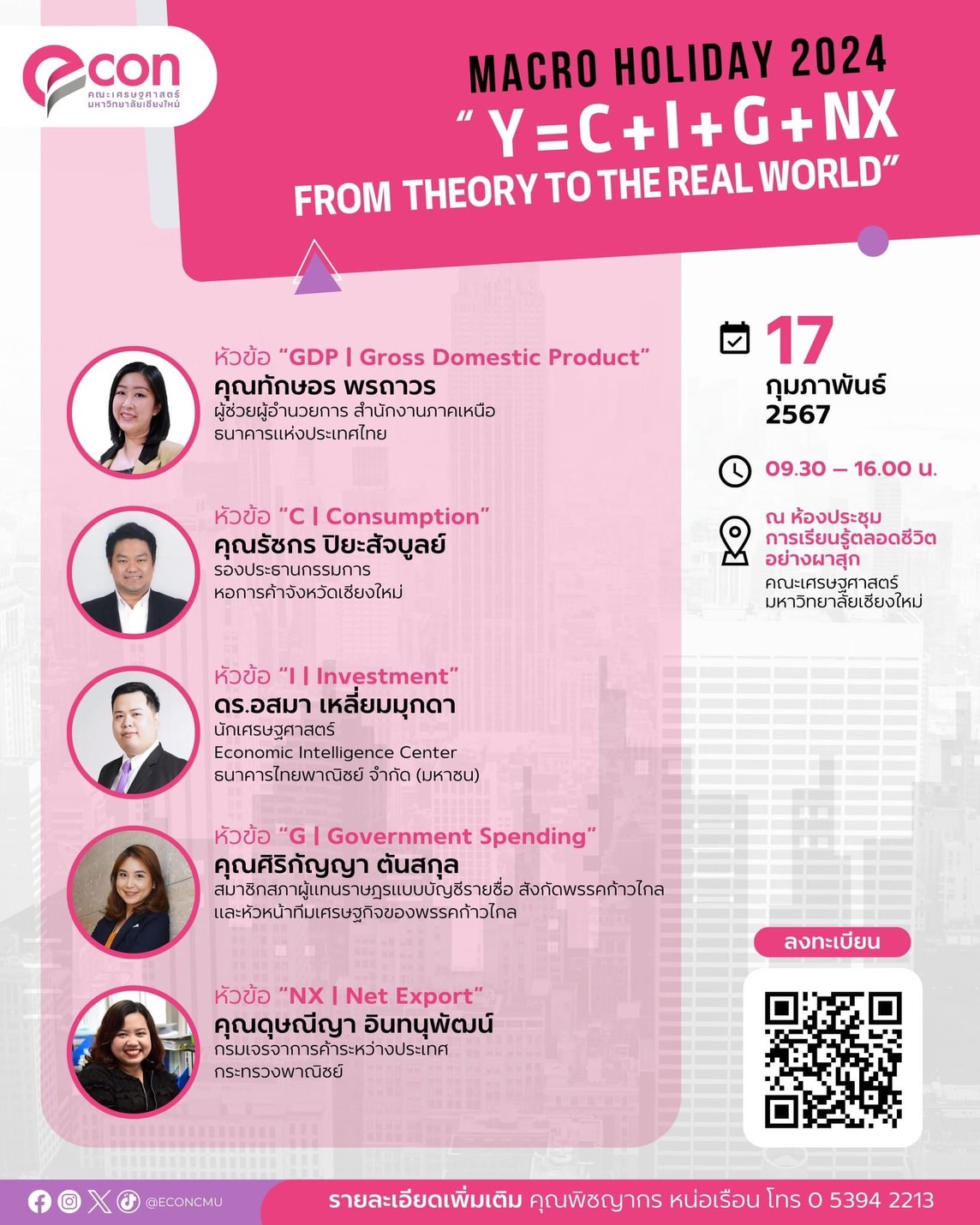 Macro Holiday 2024 Y = C+I+G+NX from theory to the real world | Thinkster